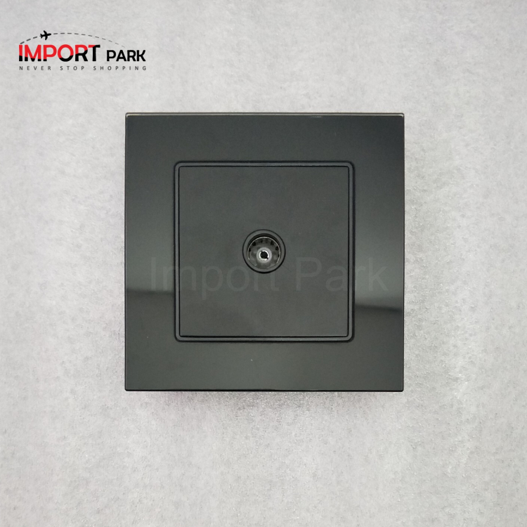 Glass Border Dish TV Socket Black Price in Bangladesh