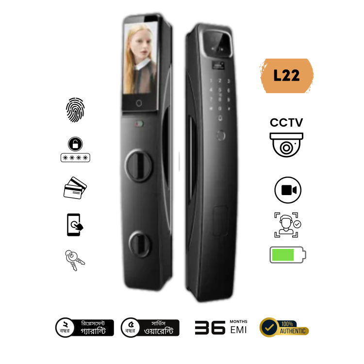 3D Face Recognition Premium Electronic Magnetic Mortise Dual Battery ...